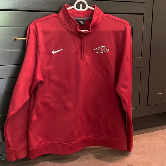 Nike | Shirts & Tops | Youth Xl Razorback Nike Drifit Quarter Zip ...
